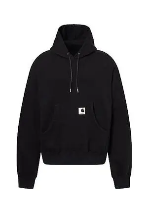 Sacai X Carhartt Wip Cotton-jersey Hoody - Black