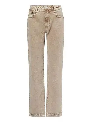 THE COUTURE CLUB Relaxed-fit Straight-leg Denim Jeans - Brownwash