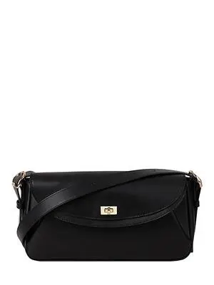 Sandro Le Mambo Leather Shoulder Bag - Black