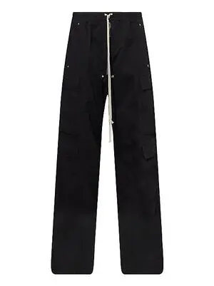 Rick Owens Double Cargo Jumbo Belas Trousers - Black