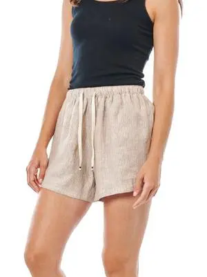 LEISURE LAB Malibu Linen Short - Sandbar
