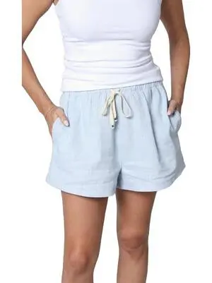 LEISURE LAB Relaxed Linen Short - Azzuro