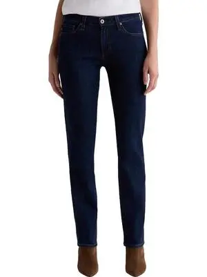 Ag Sandra Low-rise Slim Straight-leg Jeans - Modern Indigo