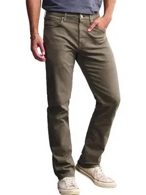 GENERAL DENIM WORKS Bridge Straight Leg Jeans - Olive Denim