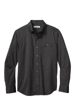 Tommy Bahama San Sebastian Microcheck Islandzone® Button-up Shirt - Black