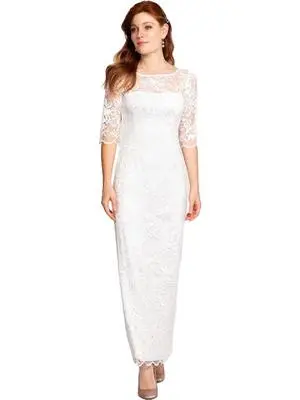 ALIE STREET LONDON Lila Lace Maxi Gown - Ivory