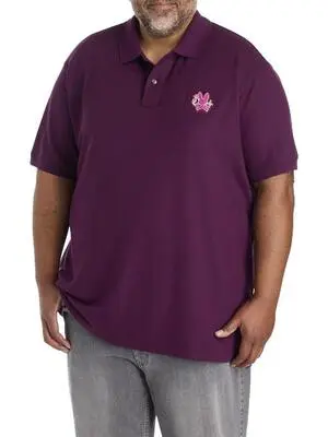 Psycho Bunny Big & Tall Auguste Polo Shirt - Potent Purple
