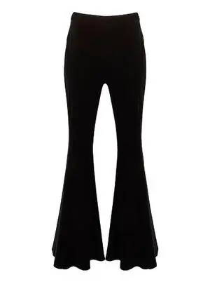Anne Fontaine Vic Velvet Pants - Black