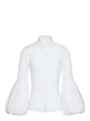Anne Fontaine Laora Balloon Sleeve Shirt - White
