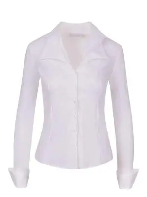 Anne Fontaine Christie Double Collar Shirt - White
