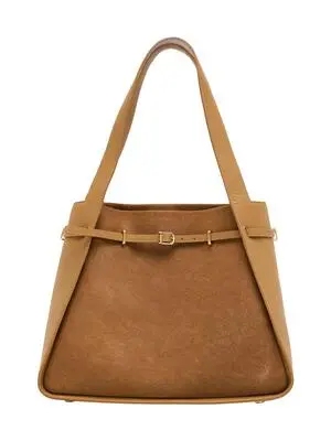 Simkhai Cleo Belted Shoulder Bag - Camel