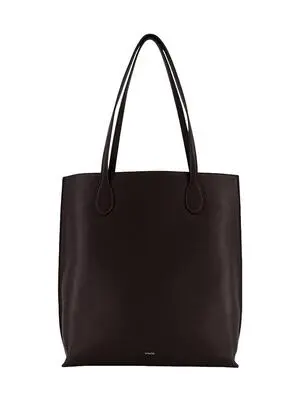 Vince Athene Nappa Leather Tote - Red