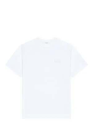 Givenchy T-shirt In Cotton With Paris Gros Grain - White