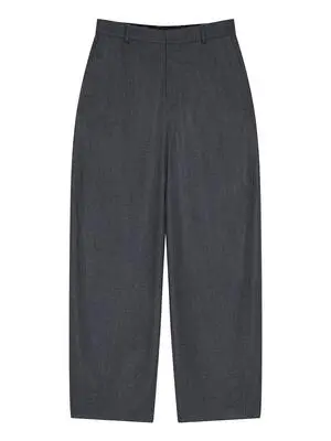 Givenchy Couture Seam Flannel Trousers - Grey Mix