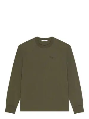 Givenchy T-shirt In Cotton With Stamp Print - Khaki