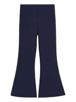 BY MALENE BIRGER Vilanna High-waist Flared Cropped Trousers - Night Sky