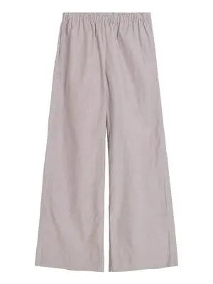 BY MALENE BIRGER Cabello Wide-leg Trousers - Thin Brown Stripe