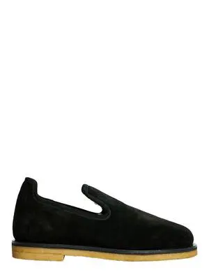 BY MALENE BIRGER Romine Suede Slippers - Black