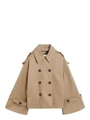 BY MALENE BIRGER Alisandra Trench Jacket - Fosil