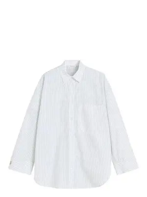 BY MALENE BIRGER Derris Organic Cotton Shirt - Twin Stripe