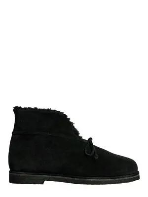BY MALENE BIRGER Romma Shearling Boots - Black