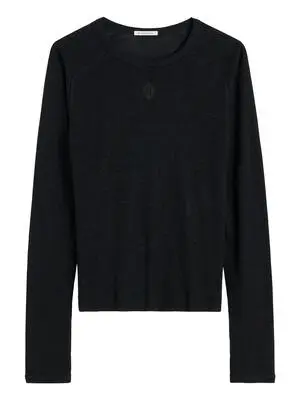 BY MALENE BIRGER Fritha Long-sleeved T-shirt - Black