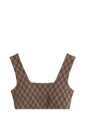 BY MALENE BIRGER Braga Athletic Top - Dark Mahogany