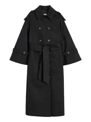 BY MALENE BIRGER By Malene Birger Alaya Trench Coat Black