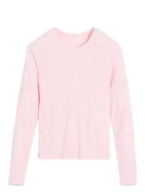 BY MALENE BIRGER Fritha Long-sleeved T-shirt - Chalk Pink