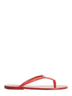 BY MALENE BIRGER Lalla Leather Sandals - Jester Red