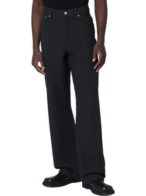 Dries Van Noten Straight Leg Jeans - Grey