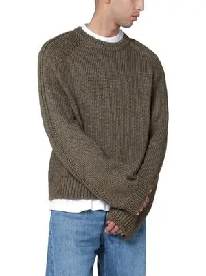 Our Legacy Wool-Blend Crewneck Sweater Grey