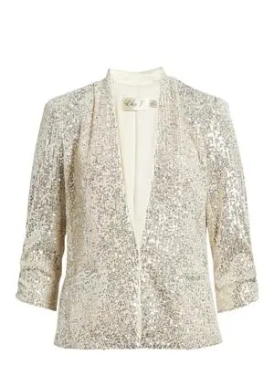 ELIZA J Sequin Blazer