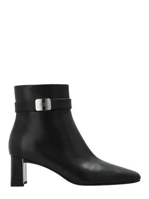 Tory Burch Georgia Leather Ankle Boots - Black