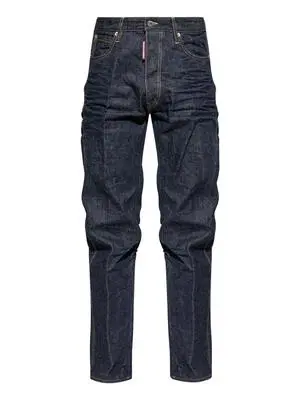 Dsquared2 642 Mini Front Jeans Navy Blue
