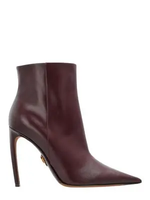 DOLCE & GABBANA Leather Heeled Ankle Boots