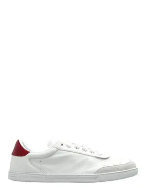 Dolce & Gabbana Saint Tropez Leather Sneakers - White