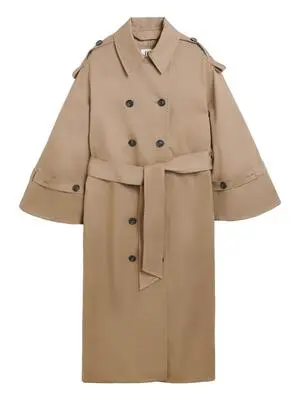 BY MALENE BIRGER Alaya Cotton Trench Coat Fosil