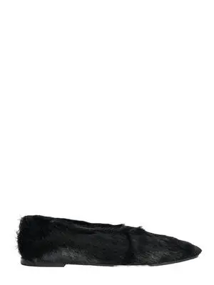 BY MALENE BIRGER Merina Leather Flats - Black