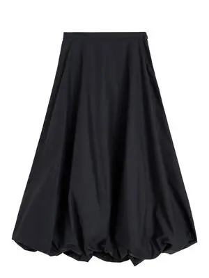 BY MALENE BIRGER Aubrey Organic Cotton Midi Skirt - Black