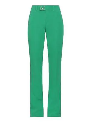 LIU •JO Flared Leg Chinos - Green
