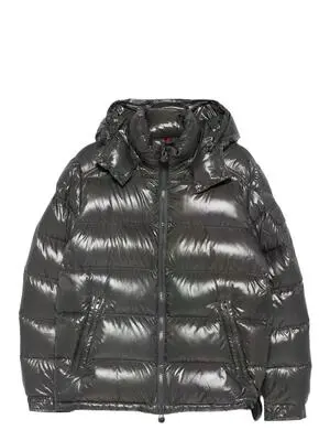 Moncler Maya Hooded Zip Jacket - Grey