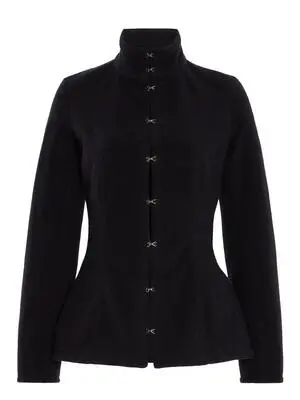 COLLEEN ALLEN Structured Fleece Jacket - Black