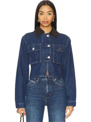 ALIGNE Ethan Denim Jacket - Mid Blue