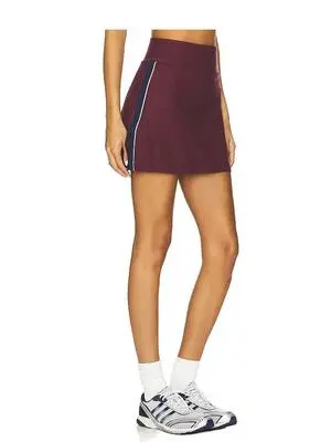 Beyond Yoga Spacedye Ready Skirt - Midnight Burgundy Heather