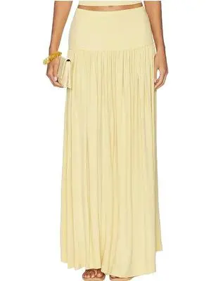 AYA MUSE Maxi Skirt - Buttercream