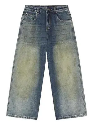 DRMERS CLUB Mud Stained Jeans - Dark Blue