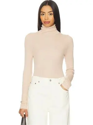 Enza Costa Layering Turtleneck Sweater - Jute