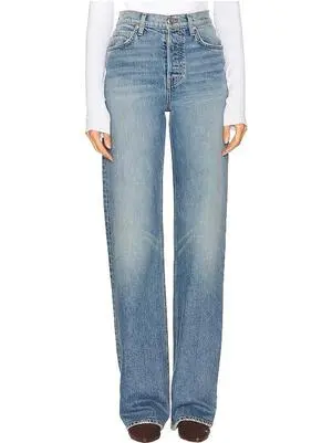 GRLFRND Brooklyn High-rise Straight Leg Jeans - Chelsea Market Stretch