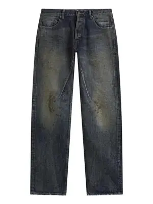 Rick Owens Kurdt Straight Leg Jean - Vintager Indigo